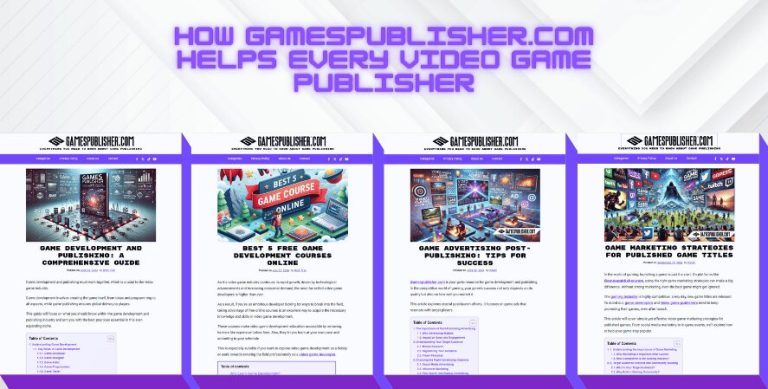 Why Every Video Game Publisher Needs GamesPublisher.com ...